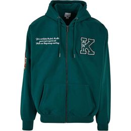 Karl Kani Zip-Up Hoodie male Green size XS