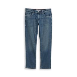 Tom Tailor Herren TTMARVIN STRAIGHT Jeans mit Stretch, blau, Uni, Gr. 38/34