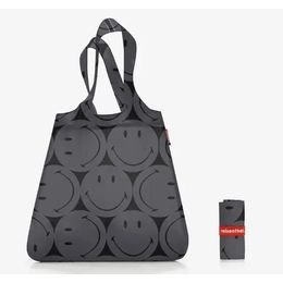 Reisenthel mini maxi shopper smiley grey 43.5x60x7 cm