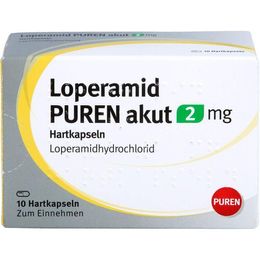 Loperamid Puren akut 2 mg Hartkapseln 10 St