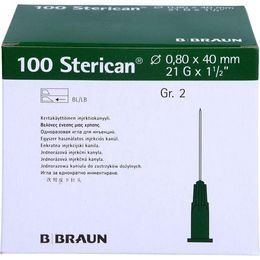 1001 Artikel Medical Sterican Kan&uuml;len Luer-Lok 0,80x40 mm Gr.2 gr&uuml;n 100 St