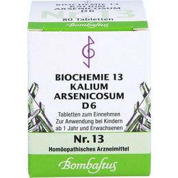 Bombastus Biochemie 13 Kalium arsenicosum D 6 Tabletten 80 St