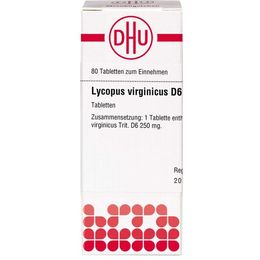 DHU-Arzneimittel Lycopus Virginicus D 6 Tabletten 80 St