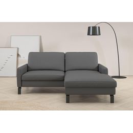 Ecksofa Home Affaire, B:194cm H:86cm T:164cmfango, 100% Leder, Wohnzimmer, Sofas, "Lecce, L-Form, Federkernpolsterung, Breite 194 cm", inkl.