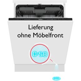 Amica vollintegrierbarer Geschirrsp&uuml;ler "EGSPV 594 300", Energieeffizienz: A (A-G), silber, B:60cm H:82cm T:55cm, Geschirrsp&uuml;ler, Voll integriertes Bedienfeld