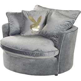 Drehsessel Playboy, B:110cm H:88cm T:110cmanthrazit, Wohnzimmer, Sessel, "ELOISE"