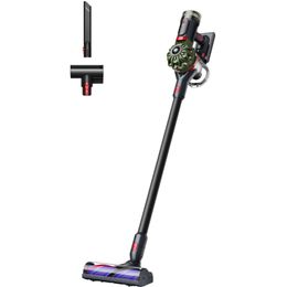 Dyson Akku-Hand-und Stielstaubsauger "V8 Cyclone", schwarz, gr&uuml;n, B:25cm H:21cm T:116cm, Akkusauger, 150 AirWatt, 30 % mehr Leistung. 60 Minuten Laufzeit.
