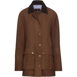 Brigitte von Sch&ouml;nfels Brigitte von Sch&ouml;nfels Lange Lederjacke Braun (Gr&ouml;&szlig;e: 34)