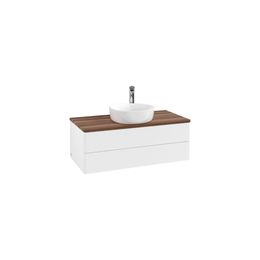 Villeroy & Boch V&B Waschtischunterschrank mit Frontstruktur -Beleuchtung Antao 100x36x50cm, HL, WBP w. wal, wh. m Lac ; Villeroy & Boch (L20152MT)