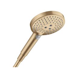 Hansgrohe Handbrause Raindance Select S 120 DN 15, 3jet, Kopf d 125, brushed bronze (26530140)