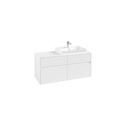 Villeroy & Boch V&B Waschtischunterschrank Collaro 120x54,8x50cm, WT rechts, white matt ; Villeroy & Boch (C08300MS)