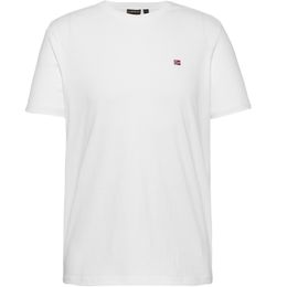 Napapijri Salis T-Shirt Herren - Gr&ouml;&szlig;e M - wei&szlig;