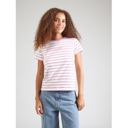 Guess Jeans T-Shirt Damen Gr&ouml;&szlig;e L pink / wei&szlig;