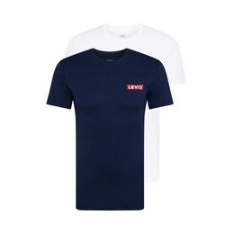 Levi's LEVI'S 'Graphic Crewneck T-Shirt - 2 Pack' Herren Gr&ouml;&szlig;e XL navy / blutrot / wei&szlig;