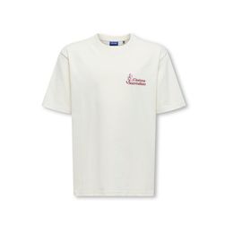 Only & Sons Junior T-Shirt 'OSJFREDO' Jungen Gr&ouml;&szlig;e 146/152 pastellgr&uuml;n / weinrot