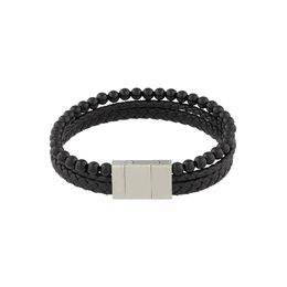 BOSS Armband 'Sphere' Herren Gr&ouml;&szlig;e One Size schwarz / silber