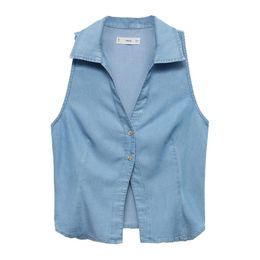 Mango Bluse 'Bianca' Damen Gr&ouml;&szlig;e S blue denim