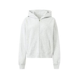 Hollister Zip-Up Hoodie female Grey size S