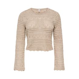 Only Pullover 'ONLELKE' Damen Gr&ouml;&szlig;e XXL dunkelbeige