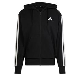 adidas Sportswear Zip-Up Hoodie 'Essentials' male Black size XXL