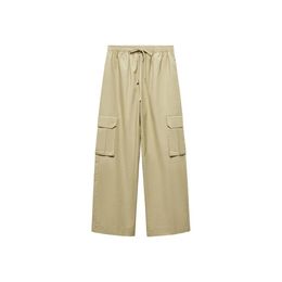 Mango Cargo Pants 'Tortello' female Beige size XXS