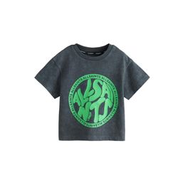 smALLSAINTS T-Shirt Jungen Gr&ouml;&szlig;e 92 gr&uuml;n / schwarz