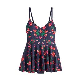 B by Ted Baker Badeanzugkleid Damen Gr&ouml;&szlig;e 4XL navy / gr&uuml;n / pink