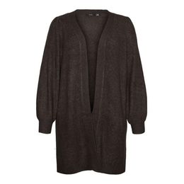 Vero Moda Curve Strickjacke 'VMRubellefile' Damen Gr&ouml;&szlig;e XL grau