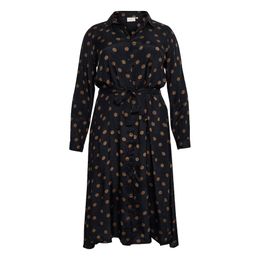 Kaffe Curve Shirt Dress 'Olvia' female Black size 56