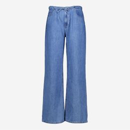 Mavi Blaue Loose Fit Merly Wide Leg Jeans mit Kordelzug