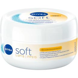 Nivea Feuchtigkeitscreme soft im Tiegel LSF 15