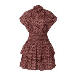 Scotch & Soda Scotch & Soda Kleid Damen Gr&ouml;&szlig;e 32 hellorange / pastellpink / bordeaux Winterkleid