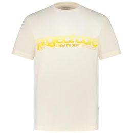 Jack & Jones Herren Gro&szlig;e Gr&ouml;&szlig;en | Jack&Jones T-Shirt mit Print Farbe mais Gr&ouml;&szlig;e: 4XL