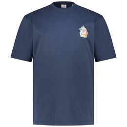 Gro&szlig;e Gr&ouml;&szlig;en Pfundskerl T-Shirt mit Motiv-Print Farbe dunkelblau Gr&ouml;&szlig;e: 5XL