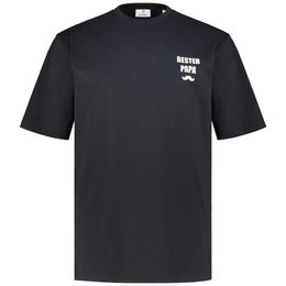 Gro&szlig;e Gr&ouml;&szlig;en Pfundskerl T-Shirt mit Statement-Print Farbe schwarz Gr&ouml;&szlig;e: 3XL