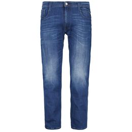 Gro&szlig;e Gr&ouml;&szlig;en Replay Stretch-Jeans "Anbass", Slim Fit Farbe dunkelblau Gr&ouml;&szlig;e: 42/34