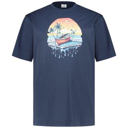Gro&szlig;e Gr&ouml;&szlig;en Pfundskerl T-Shirt mit Motiv-Print Farbe dunkelblau Gr&ouml;&szlig;e: 3XL