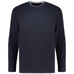 Gro&szlig;e Gr&ouml;&szlig;en Mey Sleepwear Longsleeve mit Viskose Farbe dunkelblau Gr&ouml;&szlig;e: 3XL