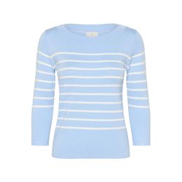 Kaffe Pullover 'Lizza' Damen Gr&ouml;&szlig;e XL himmelblau / wei&szlig;