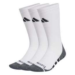 adidas Performance Sportsocken 'Performance Grip CLIMACOOL Cushioned Crew 3 Pairs' Herren Gr&ouml;&szlig;e 37/39 grau / schwarz / wei&szlig;