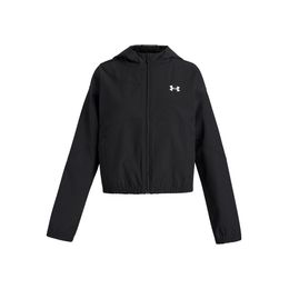 Under Armour Sportjacke 'Rival' Jungen Gr&ouml;&szlig;e 140/152 schwarz / wei&szlig;