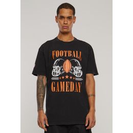 DEF Shirt 'Gameday' Herren Gr&ouml;&szlig;e L orange / schwarz / wei&szlig;