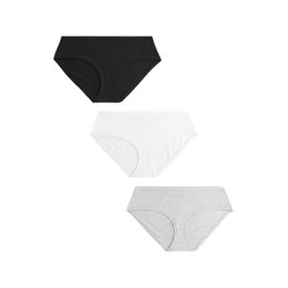 next Panty Damen Gr&ouml;&szlig;e M grau / schwarz / wei&szlig;