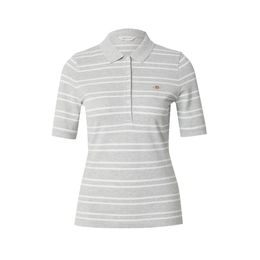 Gant Poloshirt Damen Gr&ouml;&szlig;e XS hellgrau / offwhite
