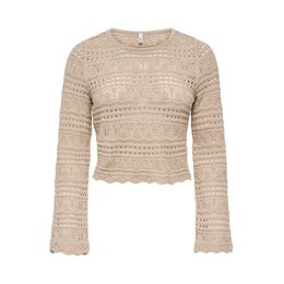 Only Pullover 'ONLELKE' Damen Gr&ouml;&szlig;e XXL dunkelbeige