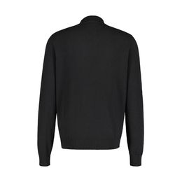 Lerros Herren Strickpullover "Lerros Feinstrickpullover mit Turtleneck", schwarz, Gr. S, 80% Baumwolle, 20% Wolle, Pullover