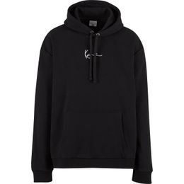 Kapuzensweatshirt Karl Kani "Karl Kani KK Small Signature Hoodie black Plus Size", Herren, Gr. 5XL, schwarz, 80% Baumwolle, 20% Polyester, Sweatshirts