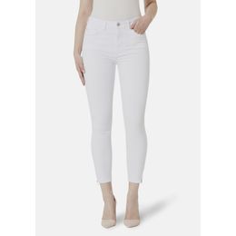 STOOKER WOMEN Damen 5-Pocket-Jeans "Rio Twill Skinny Fit", wei&szlig;, Gr. 36, Twill, 61% Polyester, 39% Baumwolle, Jeans, Skinny Fit Casual Clean Wash