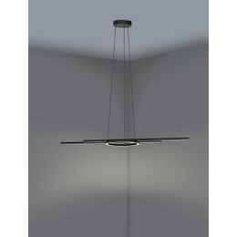 Eglo H&auml;ngeleuchte "ZILLERIO-Z H&auml;ngelampe schwarz, Tuneable White, ZigBee 3.0, Pendellampe", H: 110cm, 1 Stk., schwarz, Wohnzimmer, Leuchten,