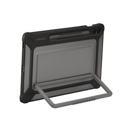 Samsung Tablet-H&uuml;lle "Outdoor Cover f&uuml;r Samsung Galaxy Tab S9 FE+", B:20cm H:3cm T:32,5cm, grau, H&uuml;llen, Standfunktion, S Pen Aufbewahrung, sto&szlig;fest,